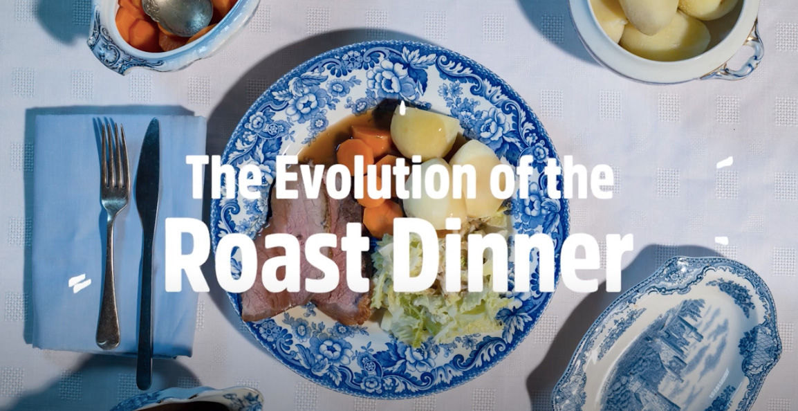 History of the Roast Dinner - 72Point.